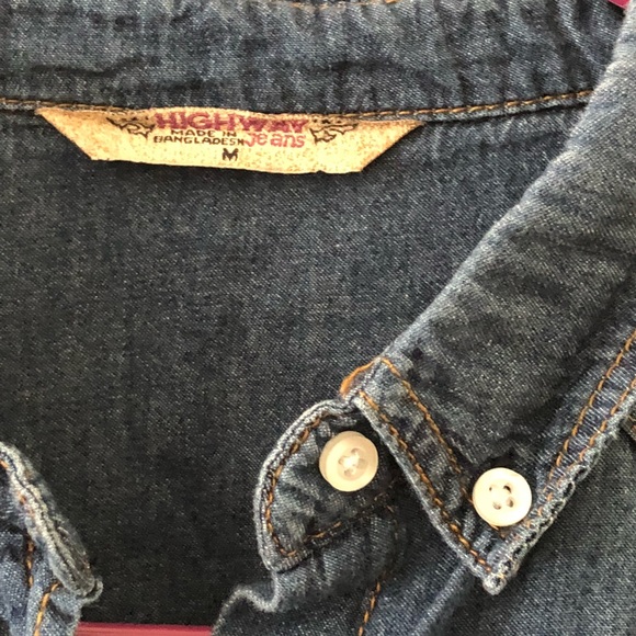 Highway Jeans | Tops | Highway Jeans Denim Shirt Size M | Poshmark